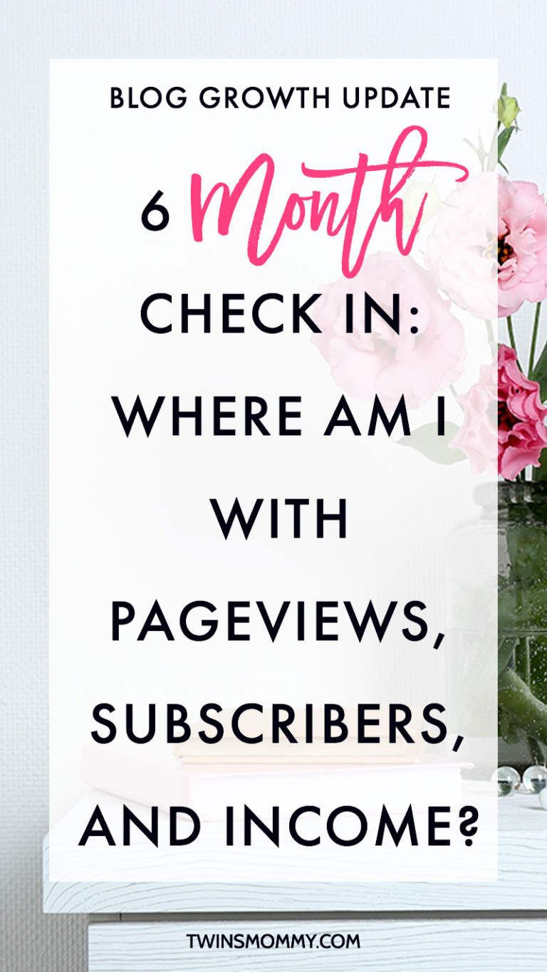 Month 6 Blog Growth Update: Checking In (Pageviews, Subscribers, and ...