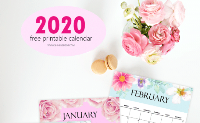 11 Free Calendars to Start 2020 Off On the Right Foot - Twins Mommy