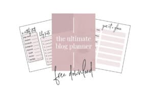 12 Free Printable Planners to Help Grow Your Blog - Twins Mommy