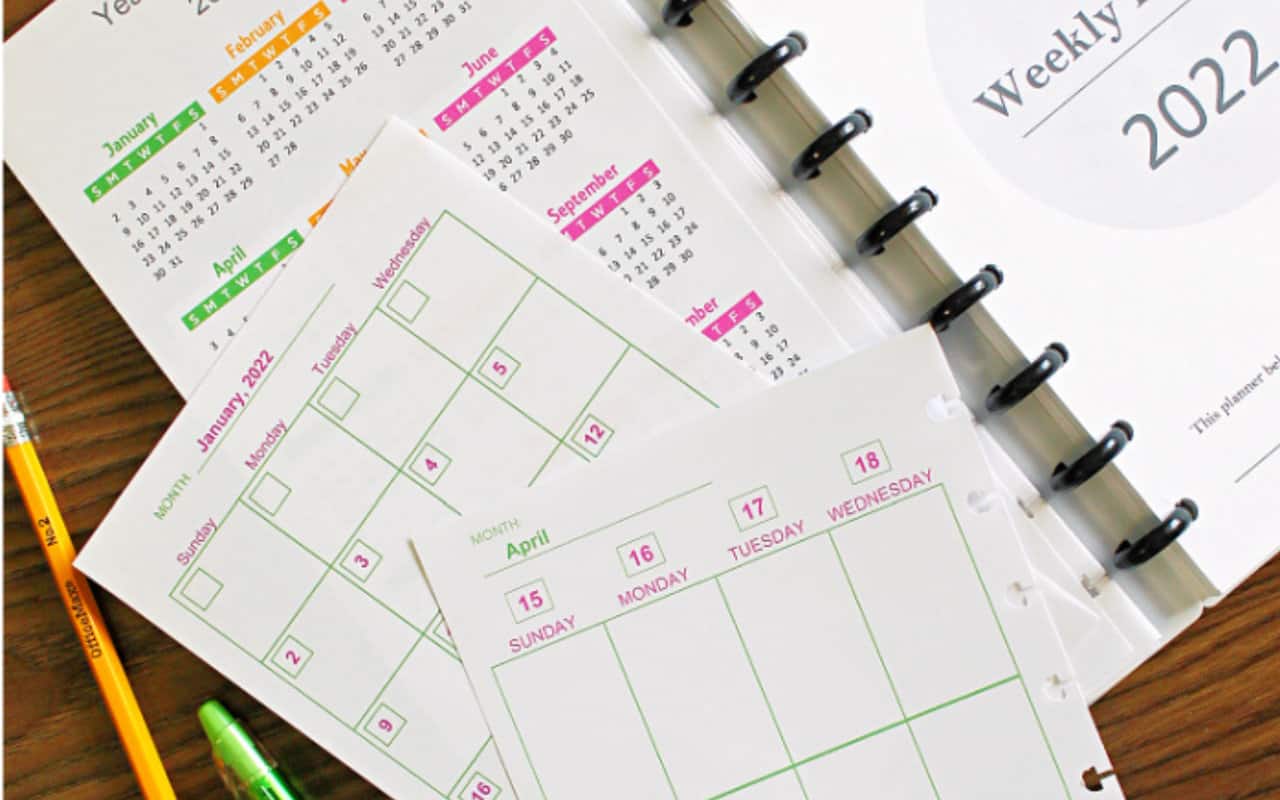12 Free Printable Planners to Help Grow Your Blog - Twins Mommy