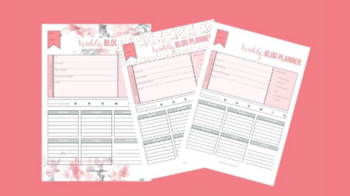 12 Free Printable Planners to Help Grow Your Blog - Twins Mommy