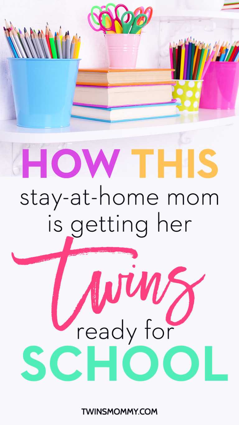How This Stay-at-Home Mom is Getting Her Twins Ready for School - Twins ...