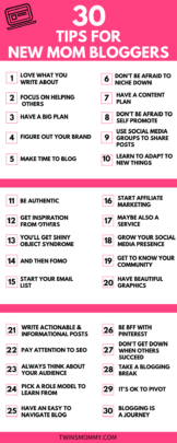 30 Blogging Tips to Make You a Pro Blogger - Twins Mommy
