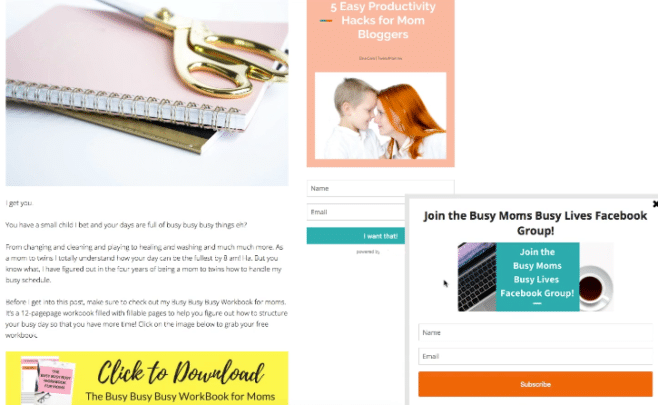 Ready Set MailChimp for Bloggers - Twins Mommy