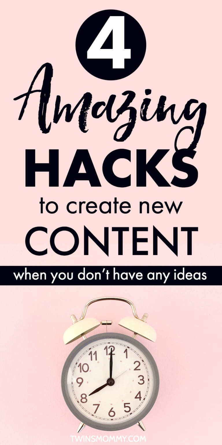 4 Amazing Hacks to Create New Content When You Don't Have Any Ideas ...