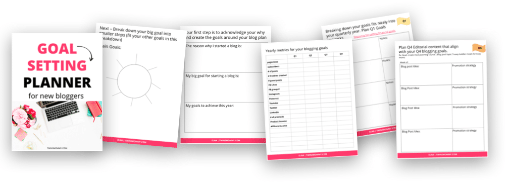 Goal Setting Planner - Twins Mommy