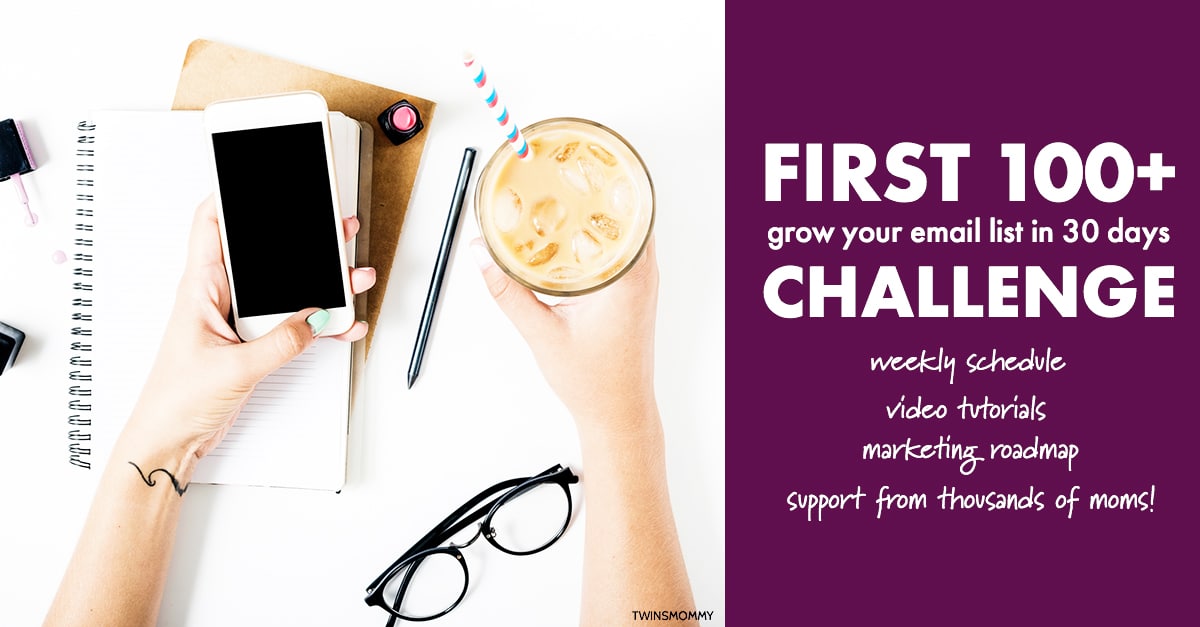 Email List Building Challenge - Twins Mommy