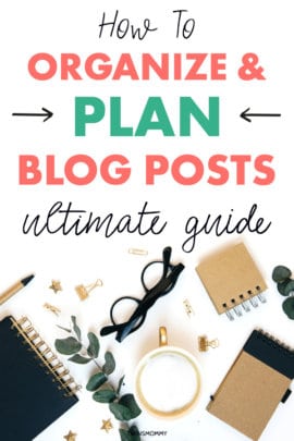 How to Create an Editorial Calendar to Organize and Plan Blog Posts ...