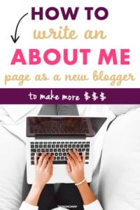 How to Write a Converting About Me Page (About Me Template) - Twins Mommy