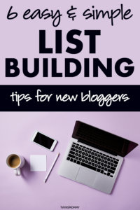 6 Easy List Building Strategies for Bloggers - Twins Mommy