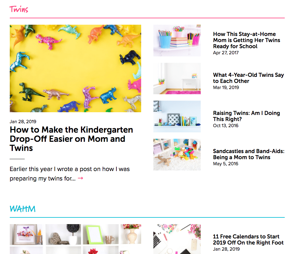 21 Super Simple Website Ideas for Bloggers - Twins Mommy