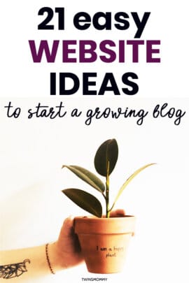 21 Super Simple Website Ideas for Bloggers - Twins Mommy