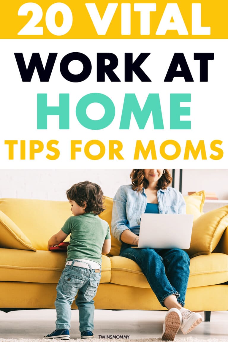 20 Vital Work At Home Tips for Moms - Twins Mommy