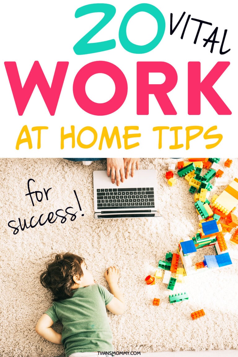 20 Vital Work At Home Tips for Moms - Twins Mommy