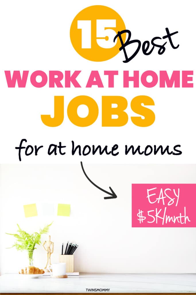 15 Easy Jobs That Pay Well for Moms (+ Hourly Rates) for 2023 - Twins Mommy