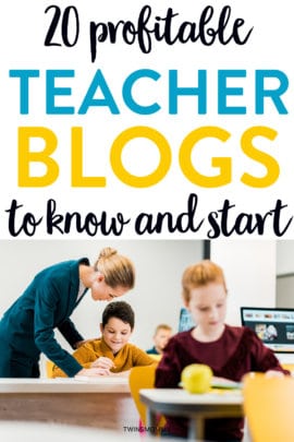 20 Popular Teacher Blogs You Can Start - Twins Mommy