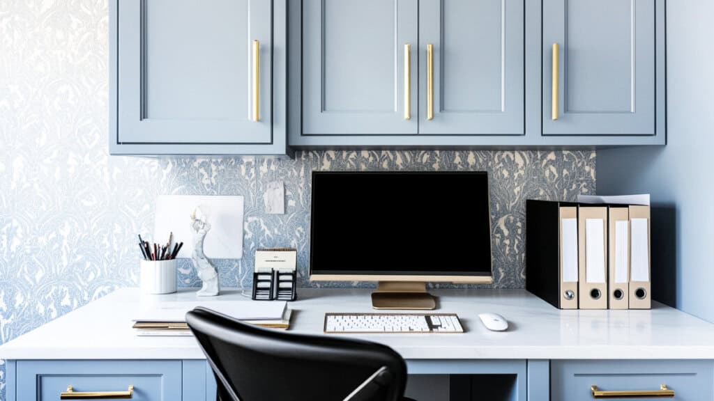 Here's a Cute Easter Desk Setup for Your Home Office - Twins Mommy