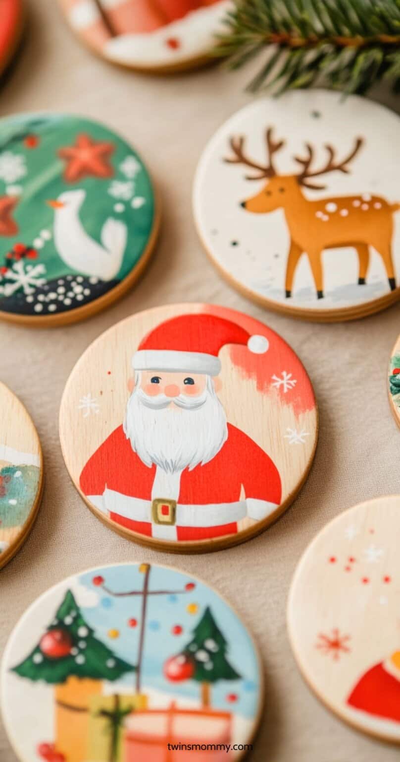 25 Easy Christmas Wood Crafts to Make and Sell This Season - Twins Mommy