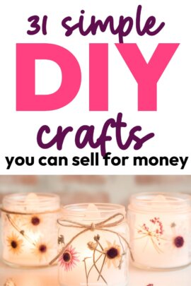 31 Remarkably Simple DIY Crafts to Sell - Twins Mommy