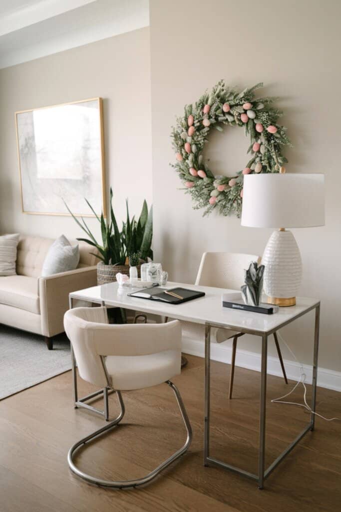 15 Cute Easter Desk Decor for Your Home Office - Twins Mommy