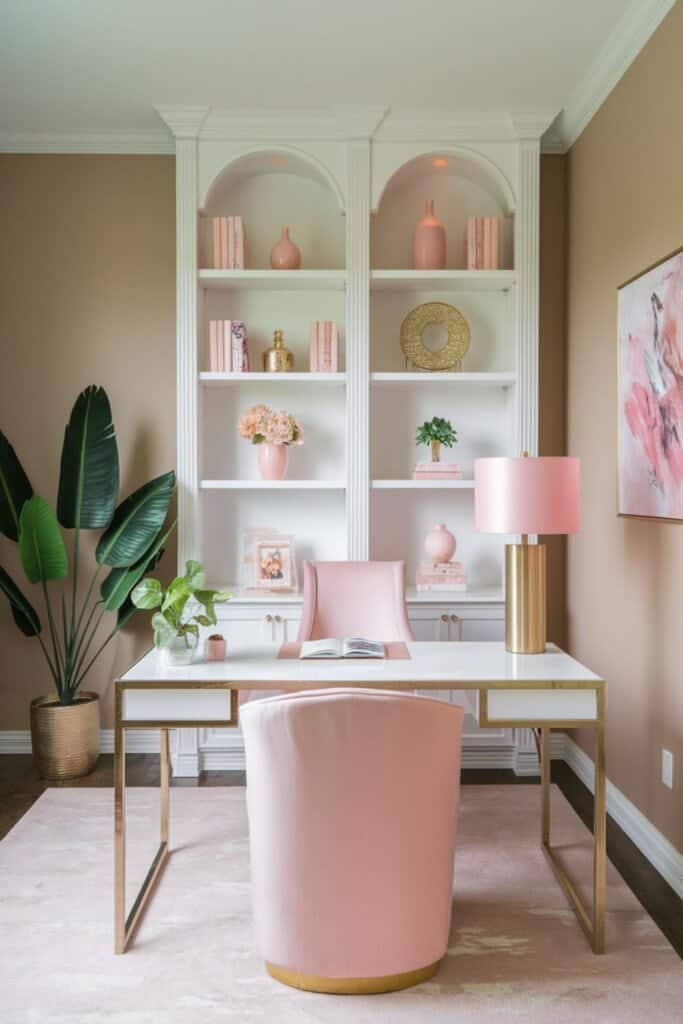 Cozy Female Office Ideas (Home Office Inspo) - Twins Mommy