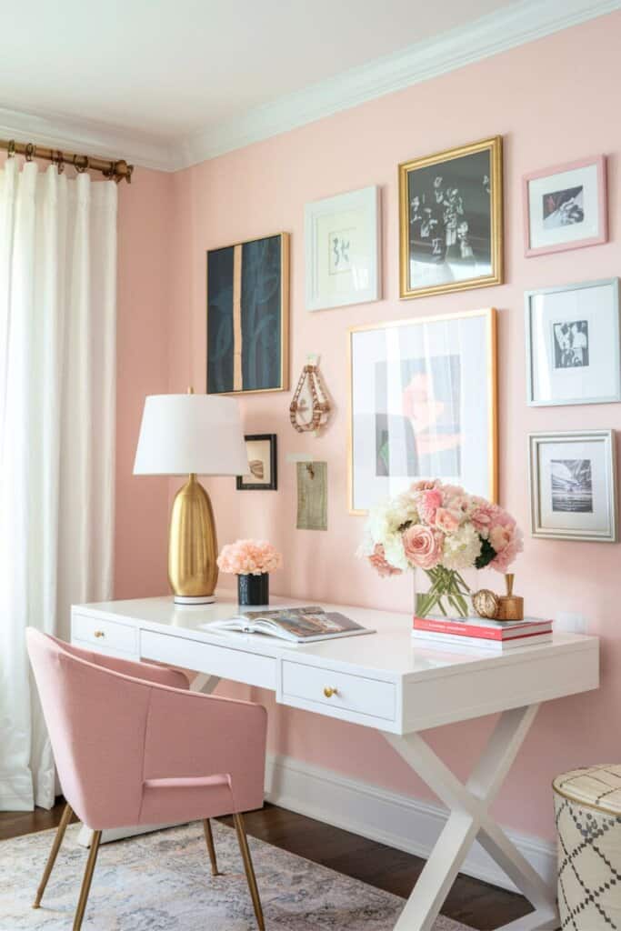 Cozy Female Office Ideas (Home Office Inspo) - Twins Mommy