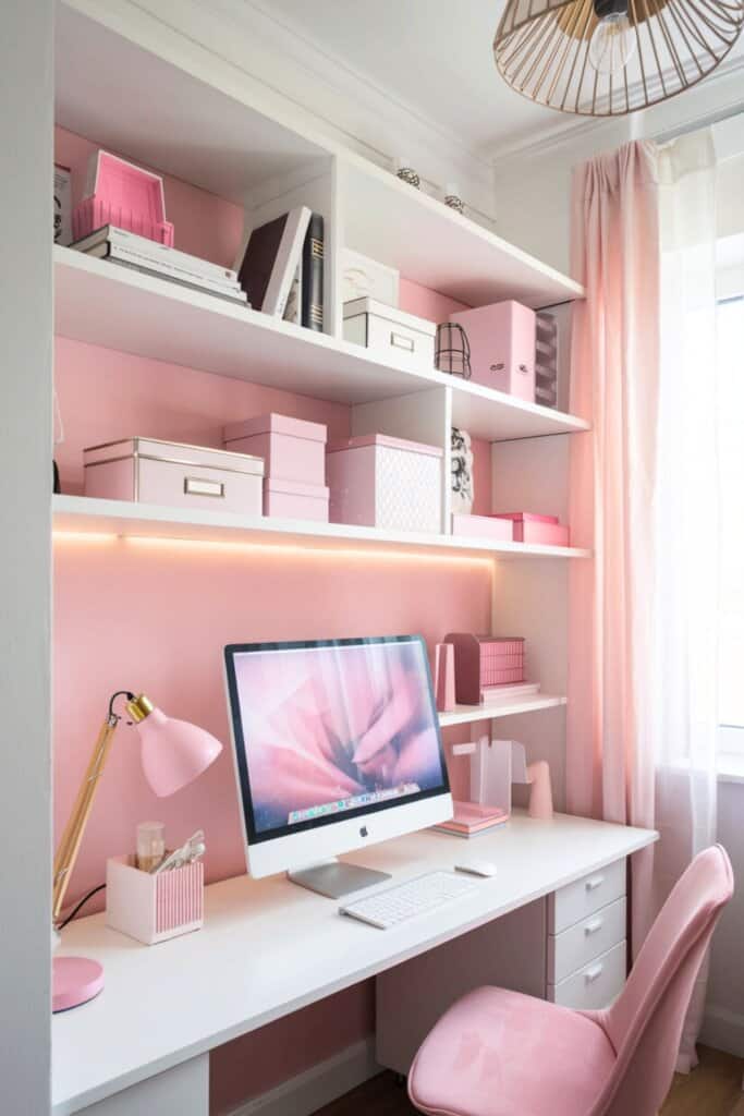 Cozy Female Office Ideas (Home Office Inspo) - Twins Mommy