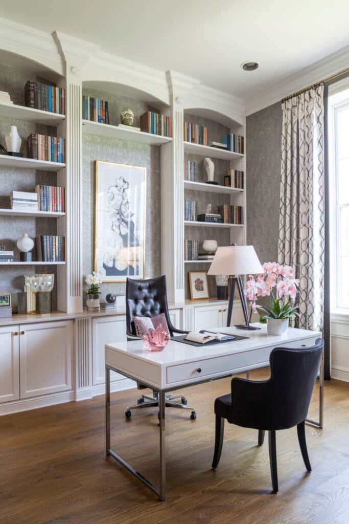 Cozy Female Office Ideas (Home Office Inspo) - Twins Mommy