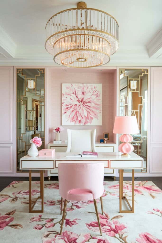 Cozy Female Office Ideas (Home Office Inspo) - Twins Mommy