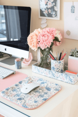 25 Chic Spring Office Decor for Your Home Office - Twins Mommy