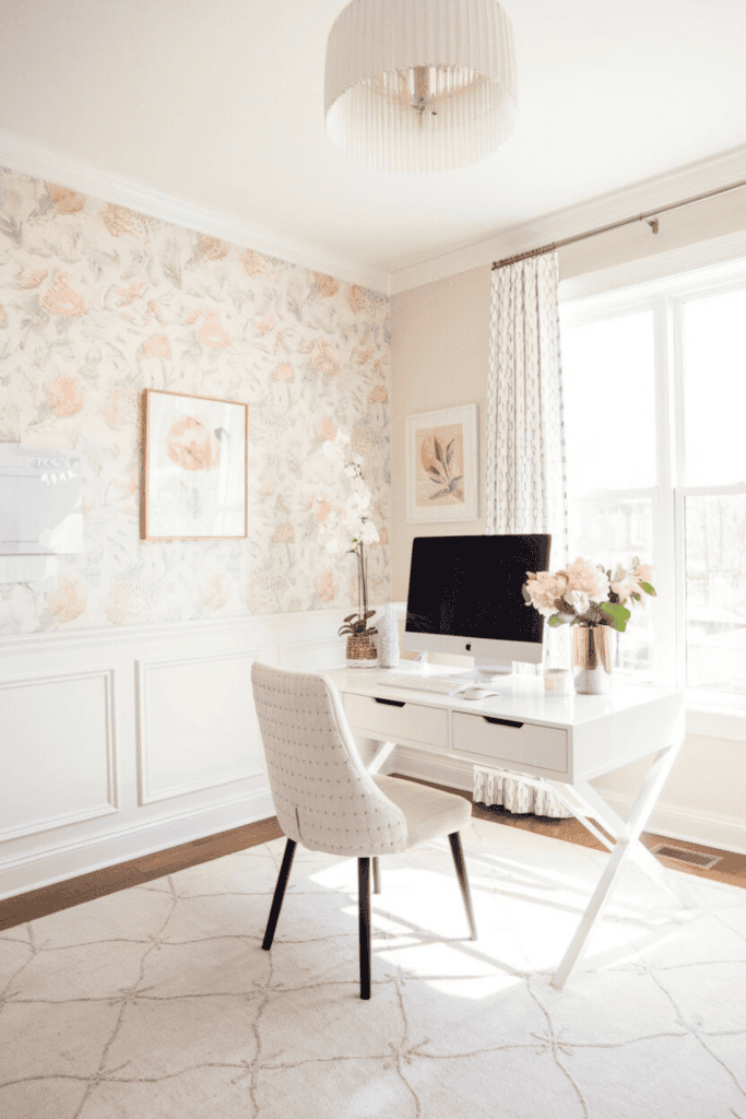 25 Chic Spring Office Decor for Your Home Office - Twins Mommy