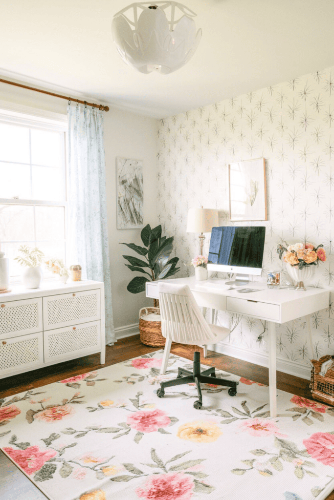 25 Chic Spring Office Decor for Your Home Office - Twins Mommy