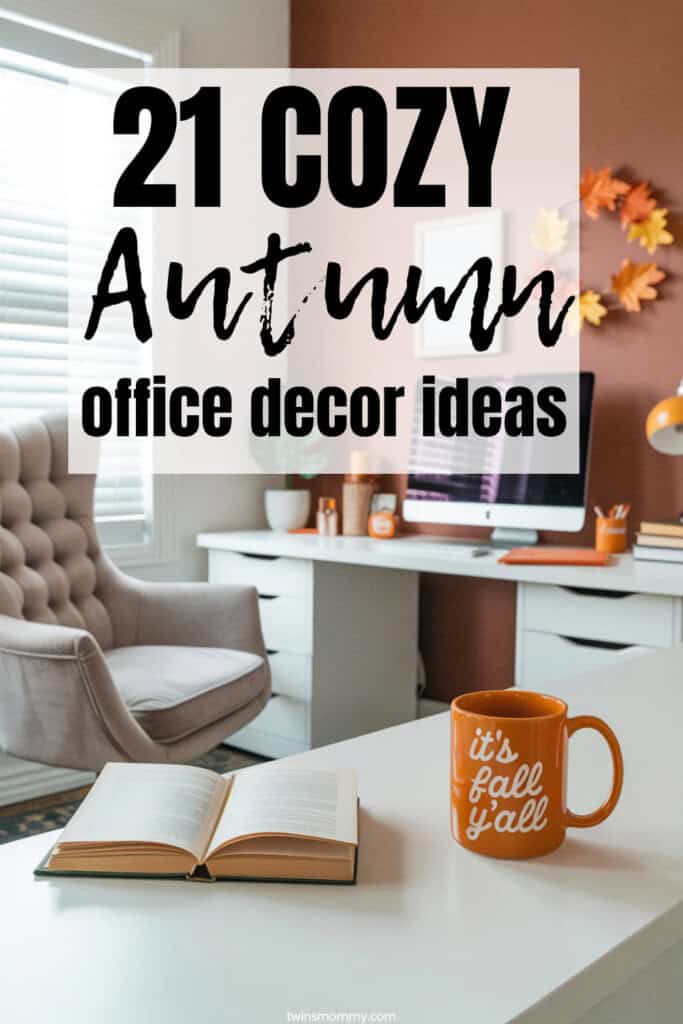 21 Cute & Festive Fall Desk Decor for Your Home Office - Twins Mommy