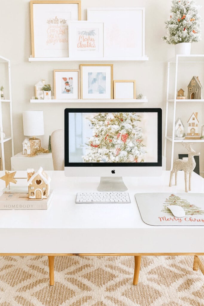 19 Festive Christmas Desk Decorations You Need - Twins Mommy