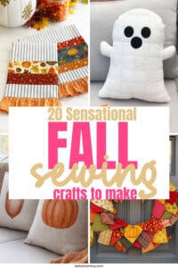 20 Festive Fall Sewing Projects You Can Easily Make - Twins Mommy