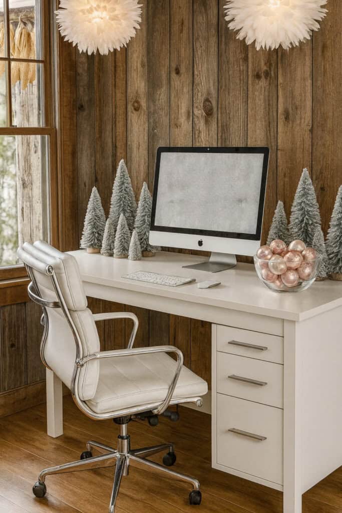 19 Festive Christmas Desk Decorations You Need - Twins Mommy
