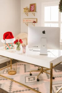 19 Festive Christmas Desk Decorations You Need - Twins Mommy