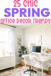 25 Chic Spring Office Decor for Your Home Office - Twins Mommy