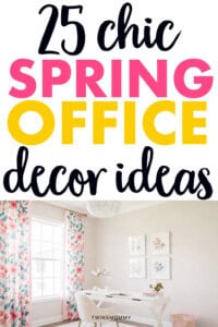25 Chic Spring Office Decor for Your Home Office - Twins Mommy
