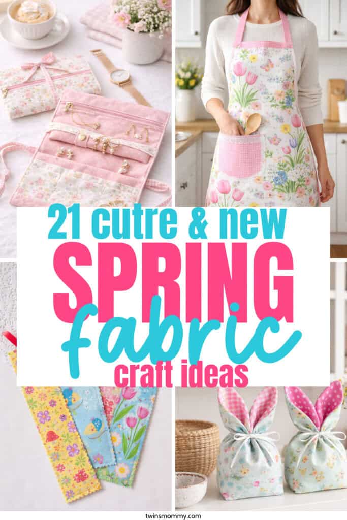 21 New Spring Fabric Craft Ideas You Can Make (for Gifts) - Twins Mommy