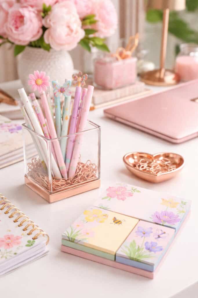 25 Chic Spring Office Decor for Your Home Office - Twins Mommy