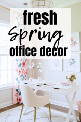 25 Chic Spring Office Decor for Your Home Office - Twins Mommy